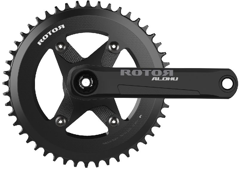 ROTOR ALDHU 1X (Single ring) 4 Bolt Spider 110BCD Crankset | ALDHU1X4B